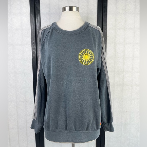 Aviator Nation | Sweaters | Aviator Nation Gray And Yellow Crewneck ...